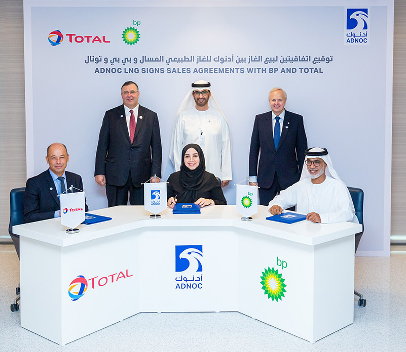 ADNOC LNG Signs Agreements with BP and Total Completing Diversification ...