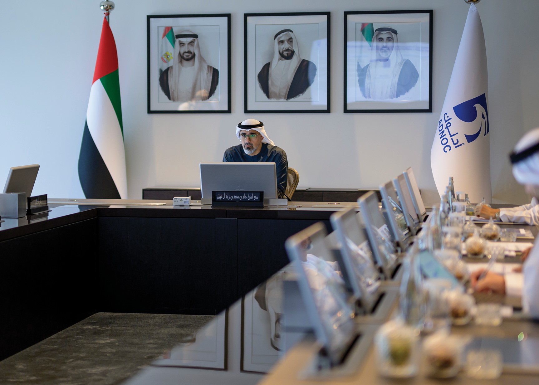 Khaled bin Mohamed bin Zayed Chairs Meeting of Executive Committee of ADNOC Board of Directors ...