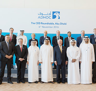 Mohamed Bin Zayed Attends Inaugural Abu Dhabi CEO Roundtable - ADNOC