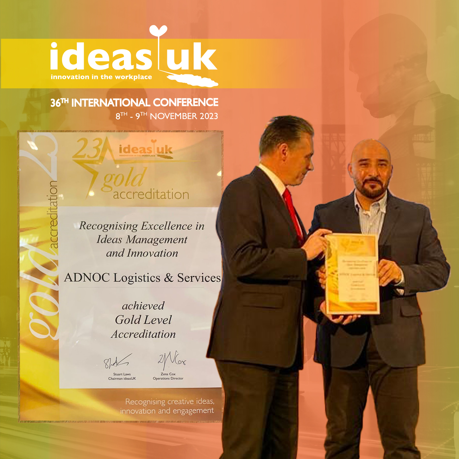 ADNOC L&S Receives International Recognition from ideasUK for our ...